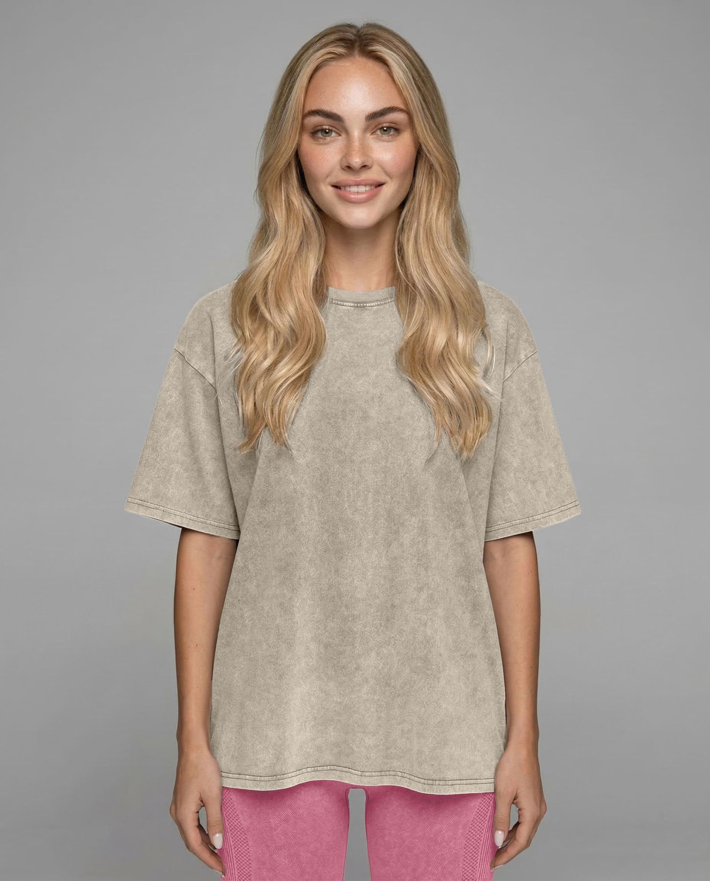 Футболка унісекс Oversize Boxy Fit Nordvik Urban Shadow: Stone-Wash ...